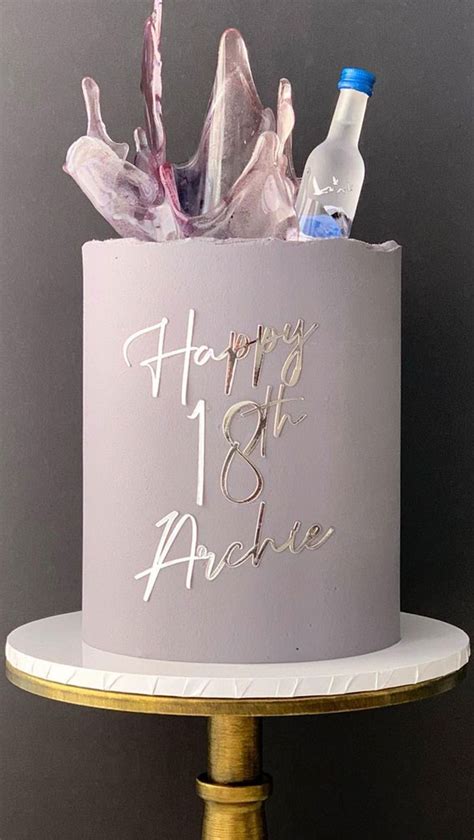 18th Birthday Cake Ideas For A Memorable Celebration Sleek Birthday