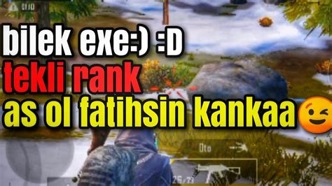Tekli Rank Kasma Taktikleri Pubg Mobil YouTube