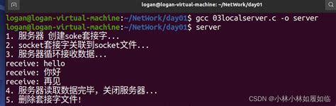 网络编程 运用socket实现本地通信 本地socket通信 CSDN博客