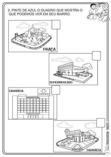 Atividade Sociedade O Bairro Ideia Criativa Gi Carvalho Educação