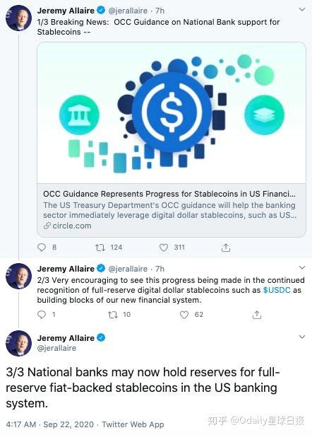 重要里程碑：美国监管机构发布稳定币指南 知乎