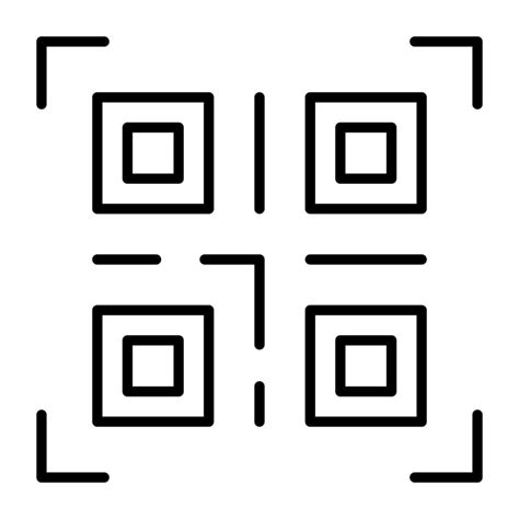 Qr Code Line Icon 4576220 Vector Art At Vecteezy