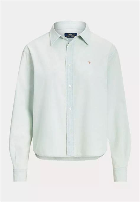 Buy Polo Ralph Lauren Polo Ralph Lauren Women Cropped Boxy Chambray