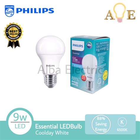 Jual PHILIPS Lampu LED Essential 9 Watt Putih Lampu White 9Watt Philips Jakarta Barat