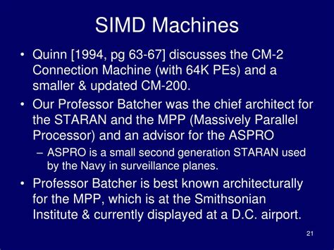 Ppt Simd And Associative Computing Powerpoint Presentation Free
