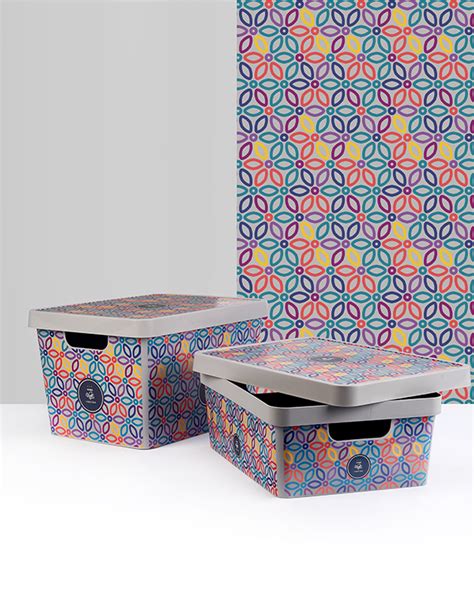 Vinto Storage Box With Lid 17 Lt G643 H Houseware Gondol Plastik