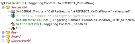 Set Enterprise Call Info When Using A Call Redirect Step Cisco Community