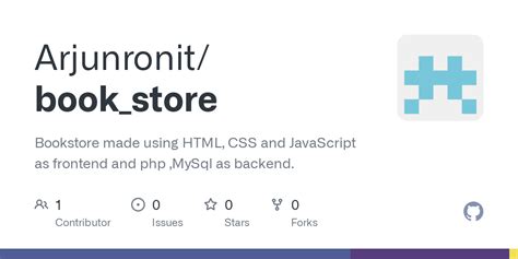 Github Arjunronit Book Store Bookstore Made Using Html Css And