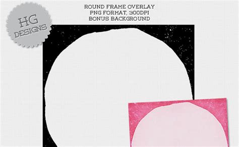 Freebie Round Frame Overlay Hg Designs