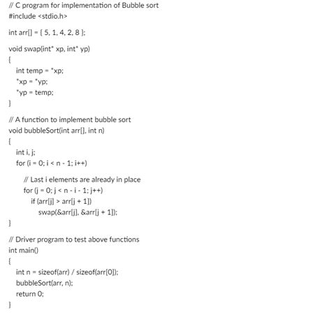 Solved Implement Bubble Sort In Assembly Follow The Chegg
