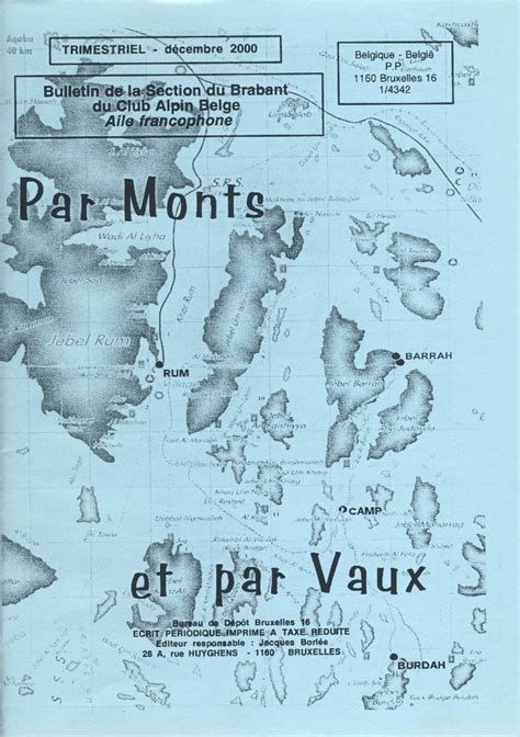 Editorial par Mont et par Vaux décembre Cabbrabant