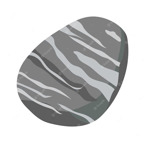 Premium Vector Sea Pebble Icon Vector Illustration