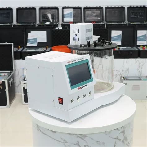 Automatic Kinematic Viscosity Meter Astm D445 Kinematic Lube Oil Viscosity Index Tester Liquid