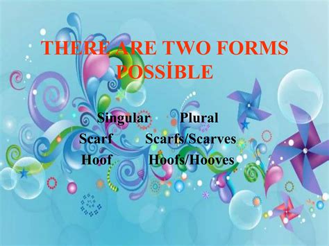 Irregular Nouns With Plural Forms Pptx