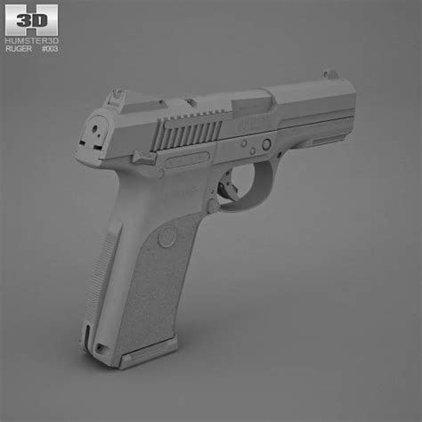 Ruger Sr9 3d Model Download Pistol On