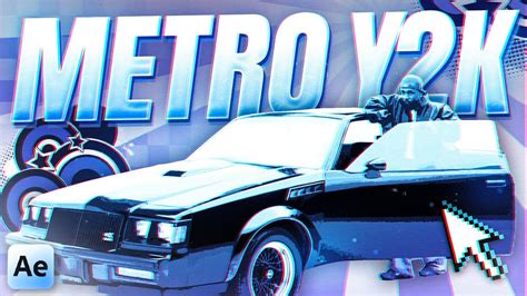 Frutiger Metro Y2k Effect In After Effects Tutorial Youtube