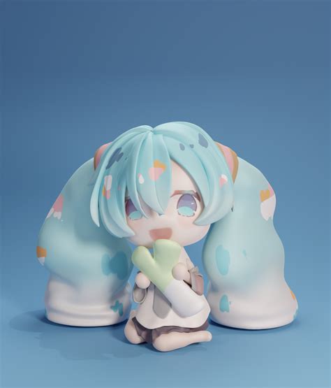 Hatsune Miku 3d Print Model In Sculpture 3dexport
