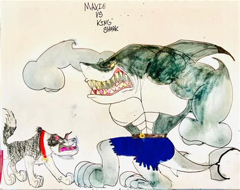 Maxie Vs King Shark By Masonmdaythetrex On Deviantart