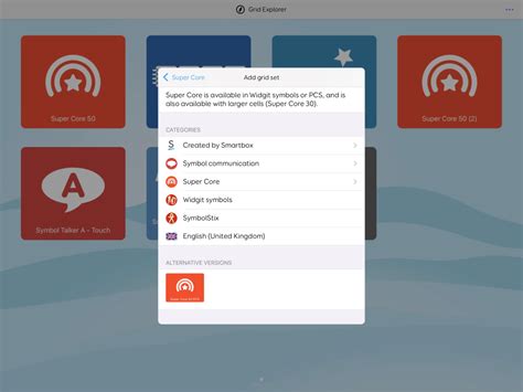 How To Access Other Grid Sets In Grid For IPad Smartbox Hub