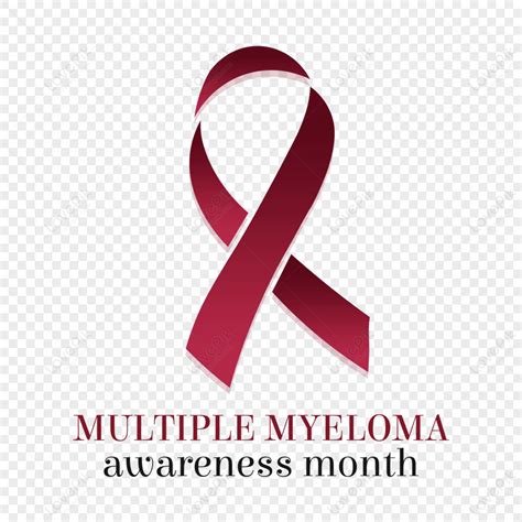 Multiple Myeloma Awareness Month Red Ribbon Ideasolidaritymedical Png