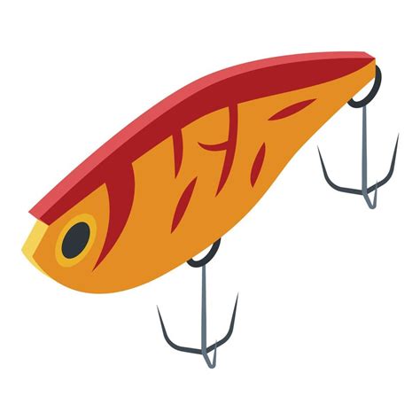 Hard Fishing Lure Icon Isometric Style 15847185 Vector Art At Vecteezy