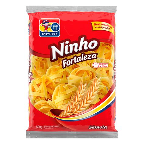 MACARRÃO DE SÊMOLA NINHO FORTALEZA PACOTE 500G GTIN EAN UPC 7891152333008 Cadastro de