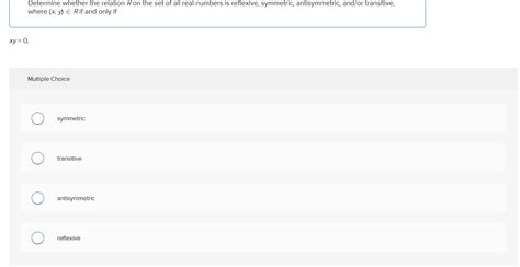 Solved Determine Whether The Relation R On The Set Of All Chegg Com