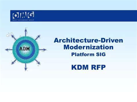 Ppt Architecture Driven Modernization Platform Sig Kdm Rfp Powerpoint