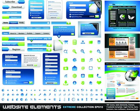 vector web design elements vexels blog