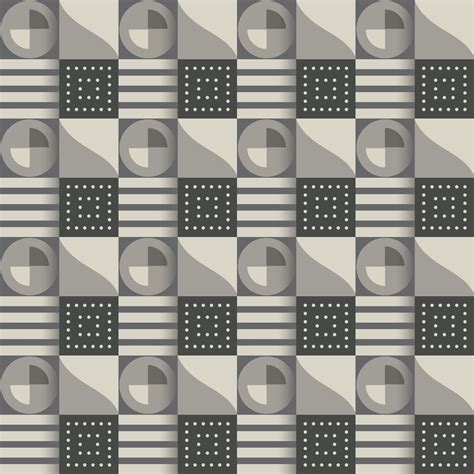 endless abstract geometric square pattern background in black and gray
