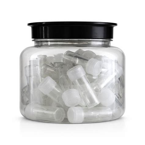 O Glass Filter Tips Double Pinch 50pc Jar