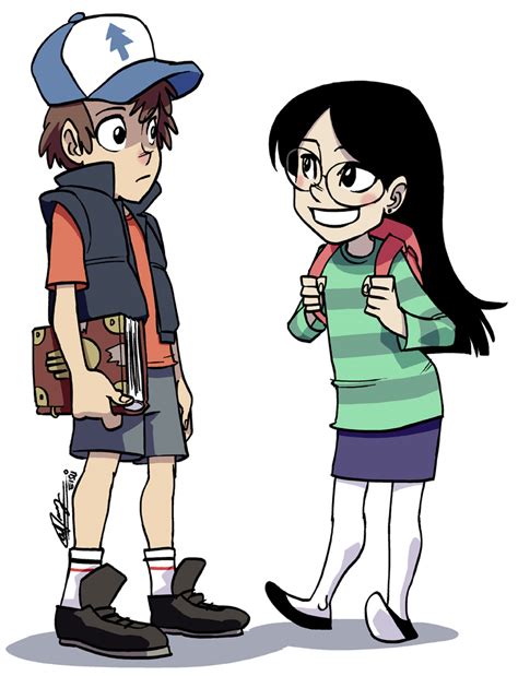 Gravity Falls Dipper And Candy Anime