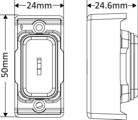 SGRID Push On Off Emergency Key Switch Matt Black With Black Insert Selectric UK