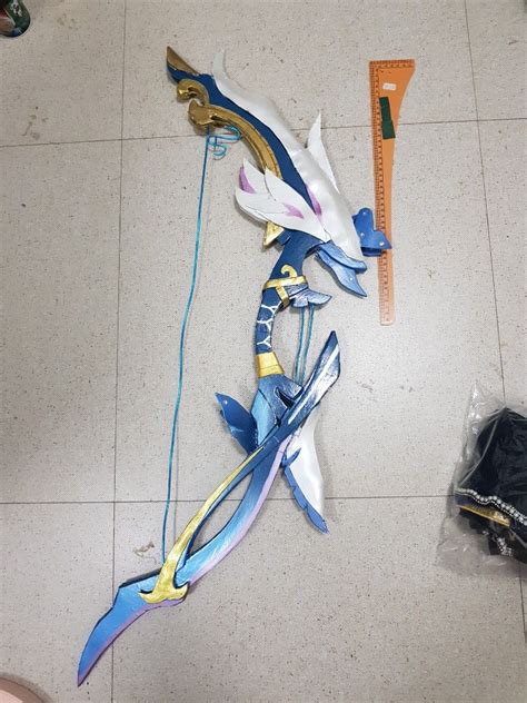 Brand New Wig And Cos Set Genshin Impact Yelan Cosplay Costume Hobbies