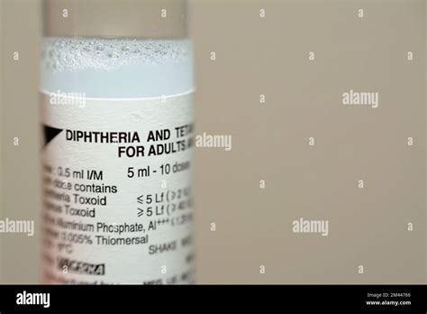 Cairo Egypt December 12 2022 Diphtheria Tetanus Vaccine For