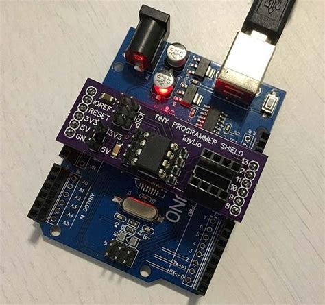 Made My Own Attiny Arduino Shield Arduino Arduino Shield Arduino