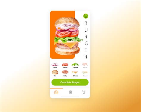 Burger Builder App Mockup Keebeedesign