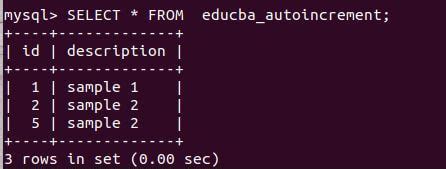 MySQL AUTO INCREMENT Working Of MySQL AUTO INCREMENT