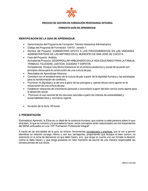 Guia De Aprendizaje PROCESO DE GESTIN DE FORMACIN PROFESIONAL