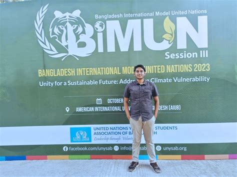 Abdulla Mahamud Shejan On Linkedin At The Bangladesh Model United