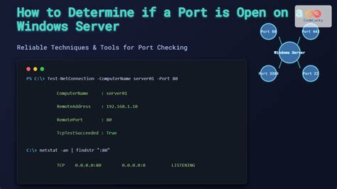 How Do I Determine If A Port Is Open On A Windows Server A Complete