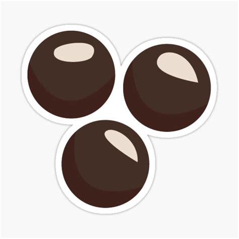 Boba Tapioca Pearls Sticker For Sale By Meganmoretti Redbubble