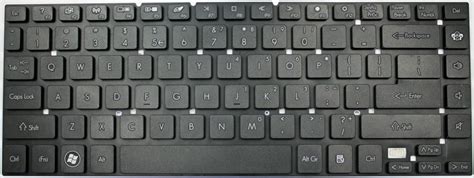 Gateway ID Series ID47H Black Laptop Keyboard Keys