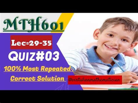 Mth Ii Quiz Ii Solution Ii Fall S Spring Vuquiz Vu