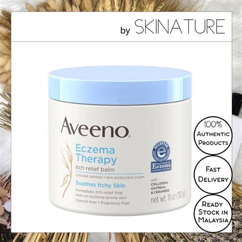 Aveeno Eczema Therapy Itch Relief Balm312g Shopee Singapore