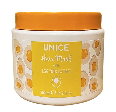 Buy Egg Yolk Hair Mask Unice With Egg Yolk Extract 500 Ml Price Photo