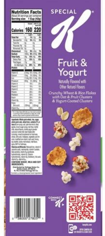 Kelloggs Special K Fruit And Yogurt More Yogurty Clusters 37 Oz