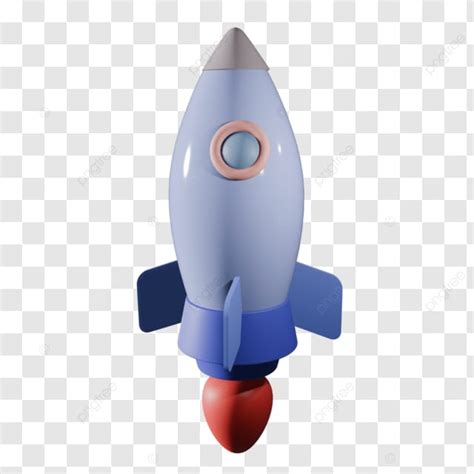 Dynamic 3d Rocketship Illustration Rocket Launch Space Png