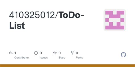 GitHub ToDo List