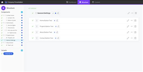 company presentation with headless cms sample intuiface help center